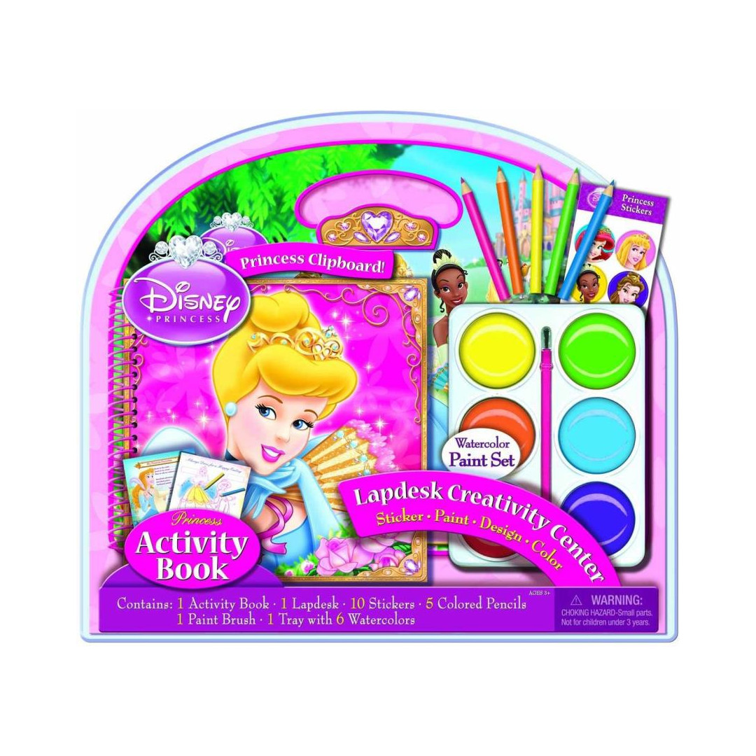 Bendon Disney Princess Lap Desk With Jumbo Paint - Afterpay