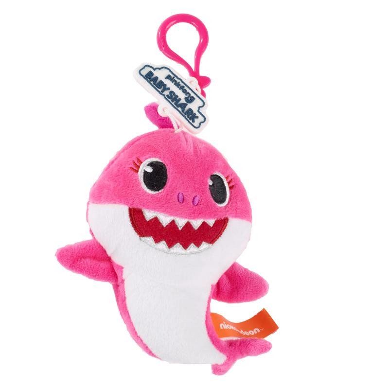 Baby Shark Plush Key Chain Coin Purse Assorted | Mr Toys Toyworld