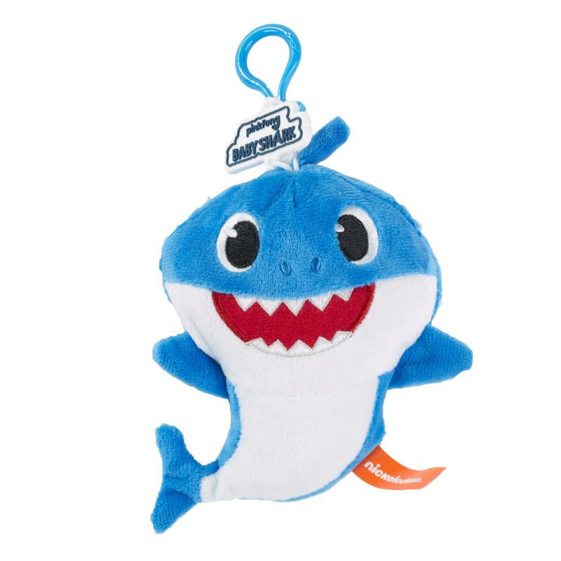 Baby Shark Plush Key Chain Coin Purse Assorted | Mr Toys Toyworld