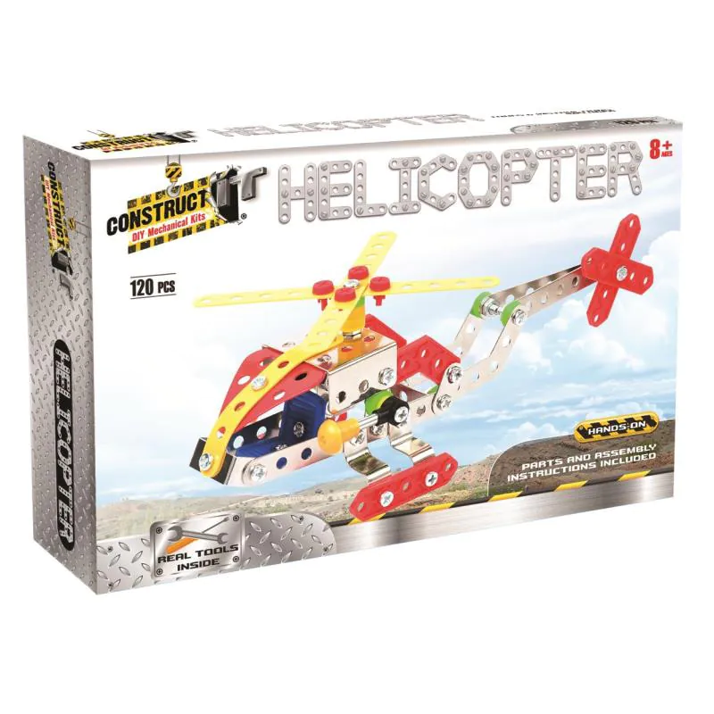 Construct It Kit - Helicopter - 120 Pces - Afterpay