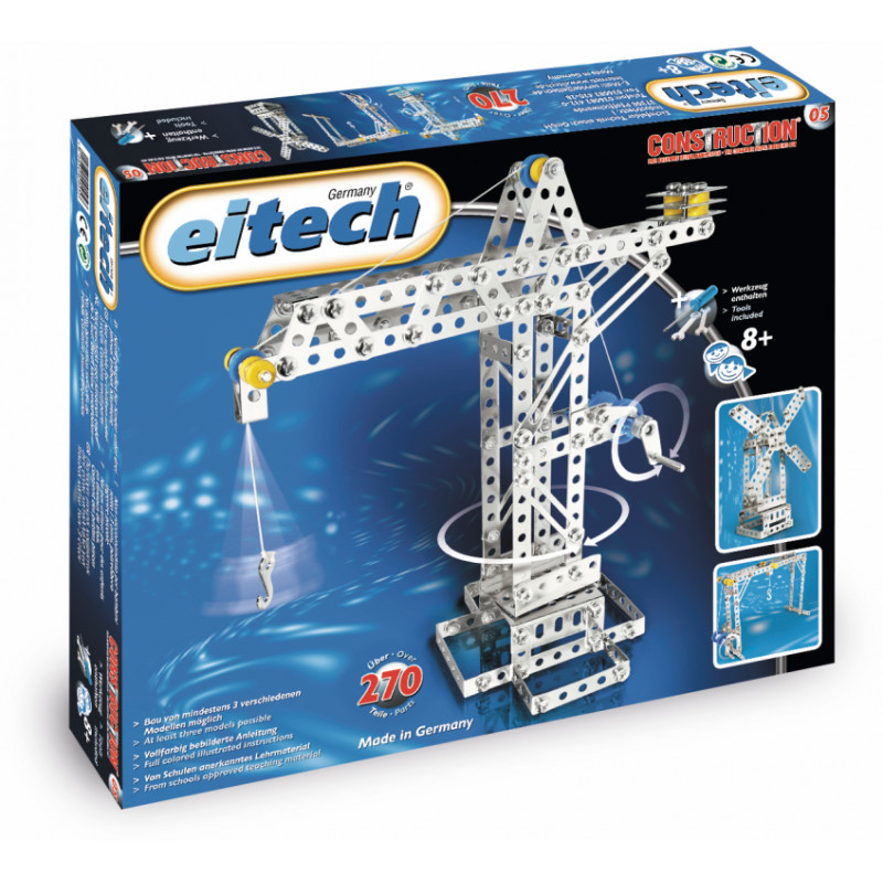 Eitech Crane and Windmill Construction Set - Afterpay