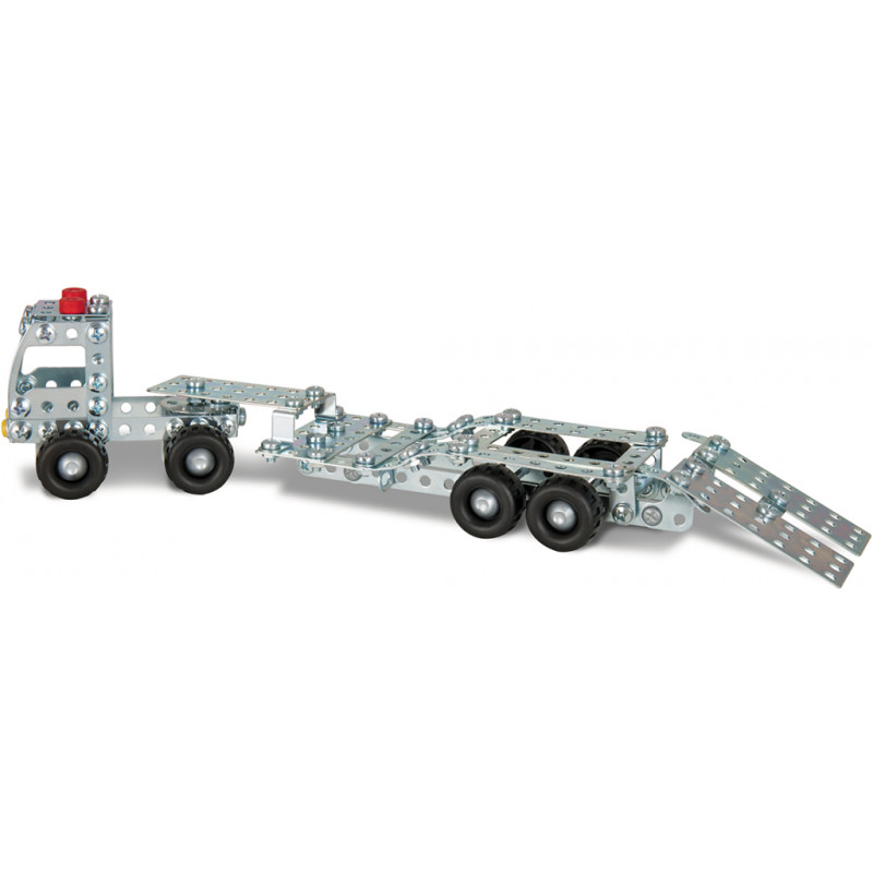 Eitech Truck with Trailer and Digger Construction Set