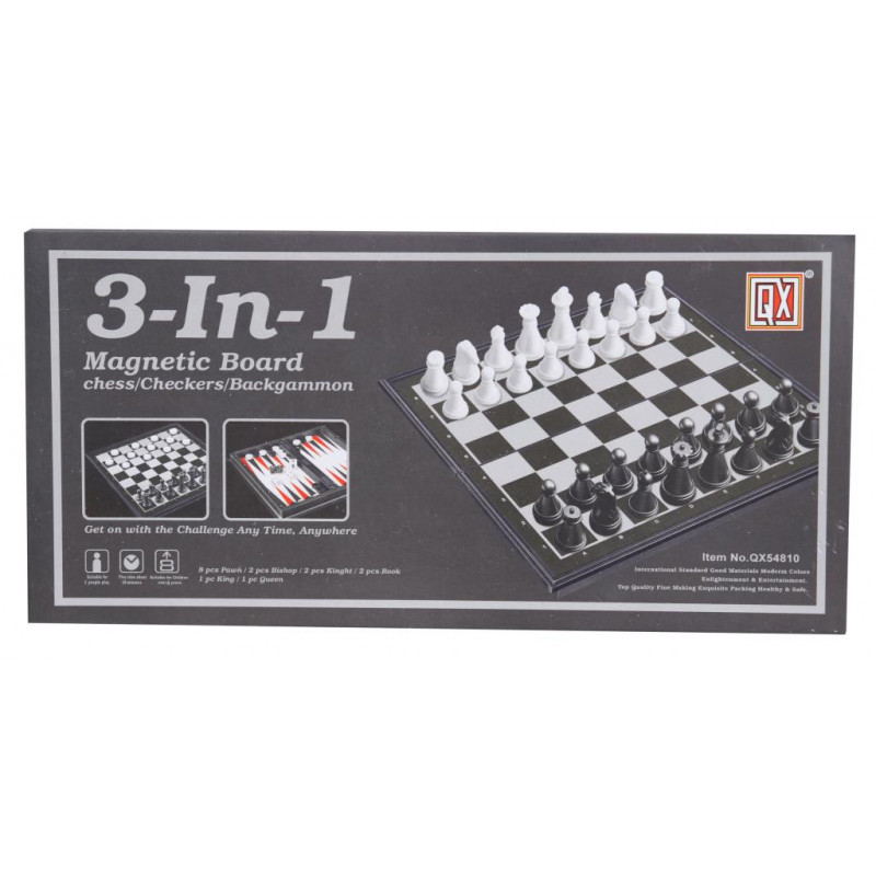 3-In-1 Folding Magnetic Chess | Mr Toys Toyworld