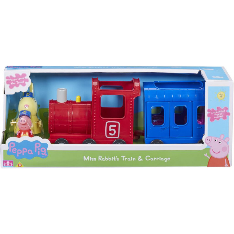 Peppa Classic - Miss Rabbit's Train & Carriage. Shop Now!