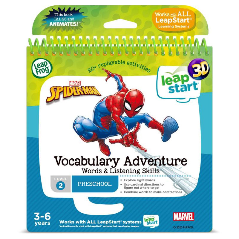 LeapFrog Marvel’S Spider-Man Vocabulary 3D Activity Book | Mr