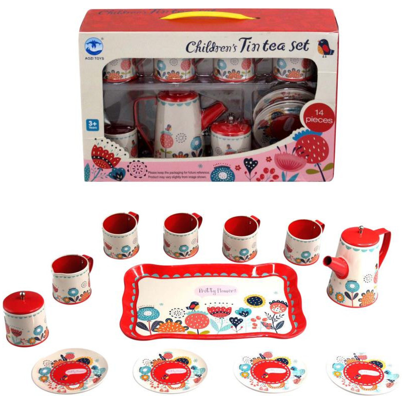 Red Garden Design Coffee Set - Afterpay Available!