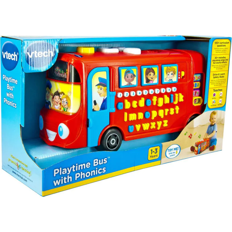VTech Playtime Bus With Phonics - Afterpay Available!