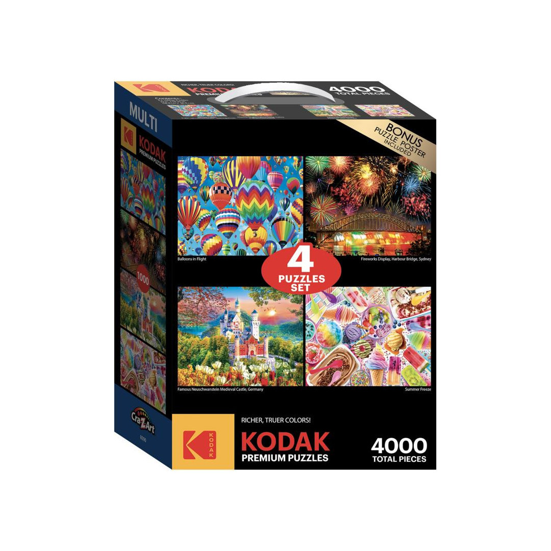 Kodak 4 In 1 Puzzle Randomly Assorted - Afterpay Available!