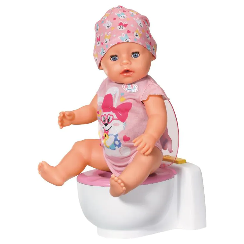 Baby Born Bath Poo-Poo Toilet 43cm - Afterpay Available!