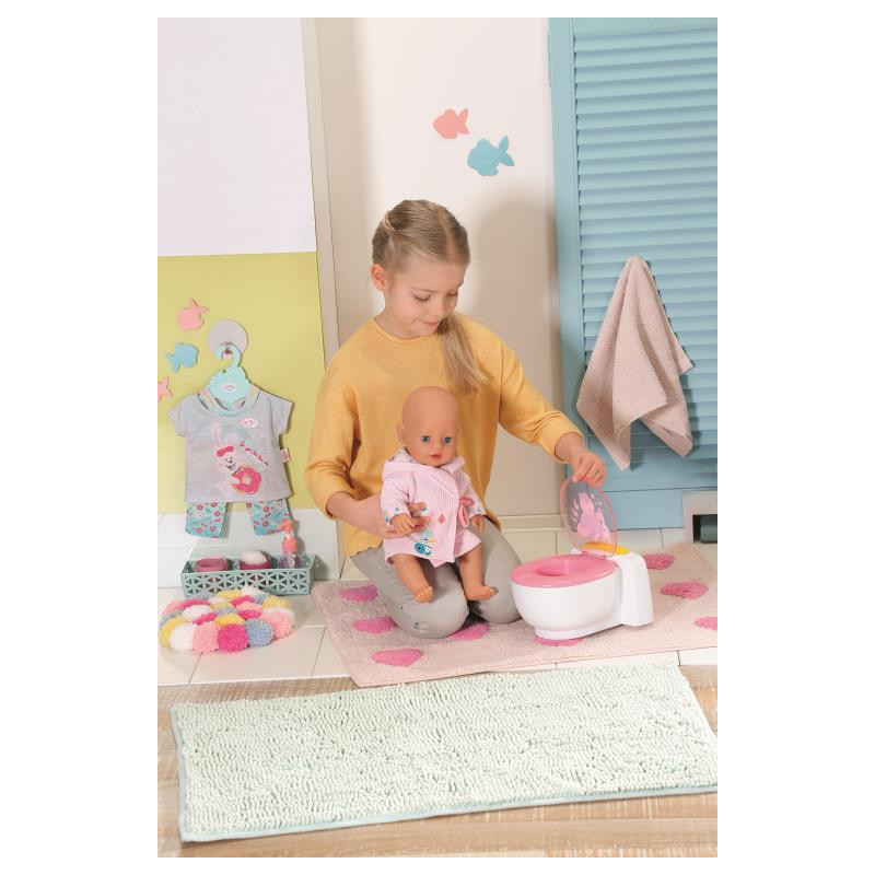 Baby Born Bath Poo-Poo Toilet 43cm - Afterpay Available!