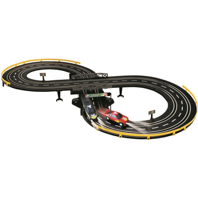 Speed Chaser Road Slot Racing Set Batteries Not Included