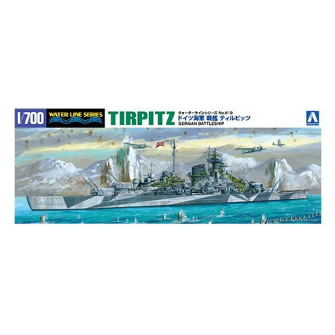 1/700 German Battleship Tirpitz Plastic Model Kit