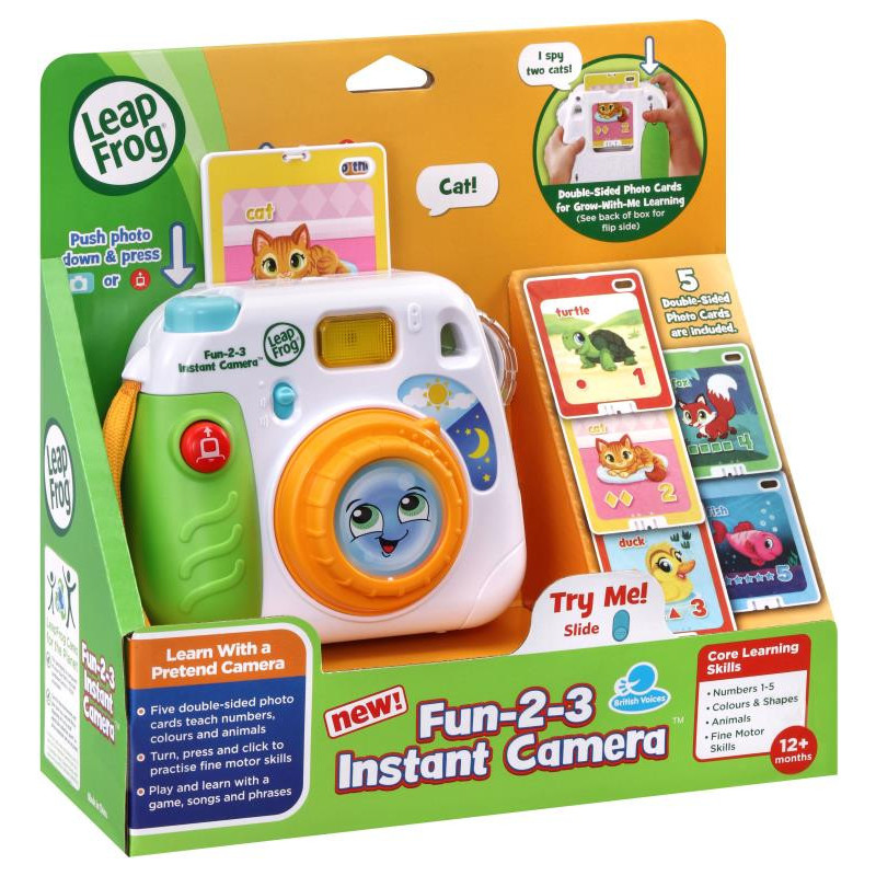 LeapFrog Fun-2-3 Instant Camera | Mr Toys Toyworld