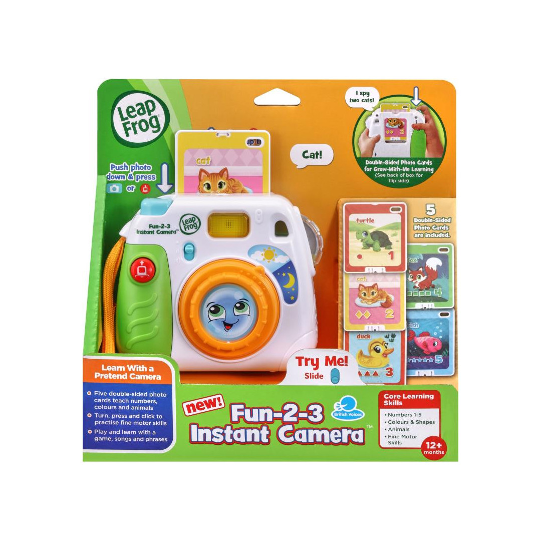 LeapFrog Fun-2-3 Instant Camera | Mr Toys Toyworld
