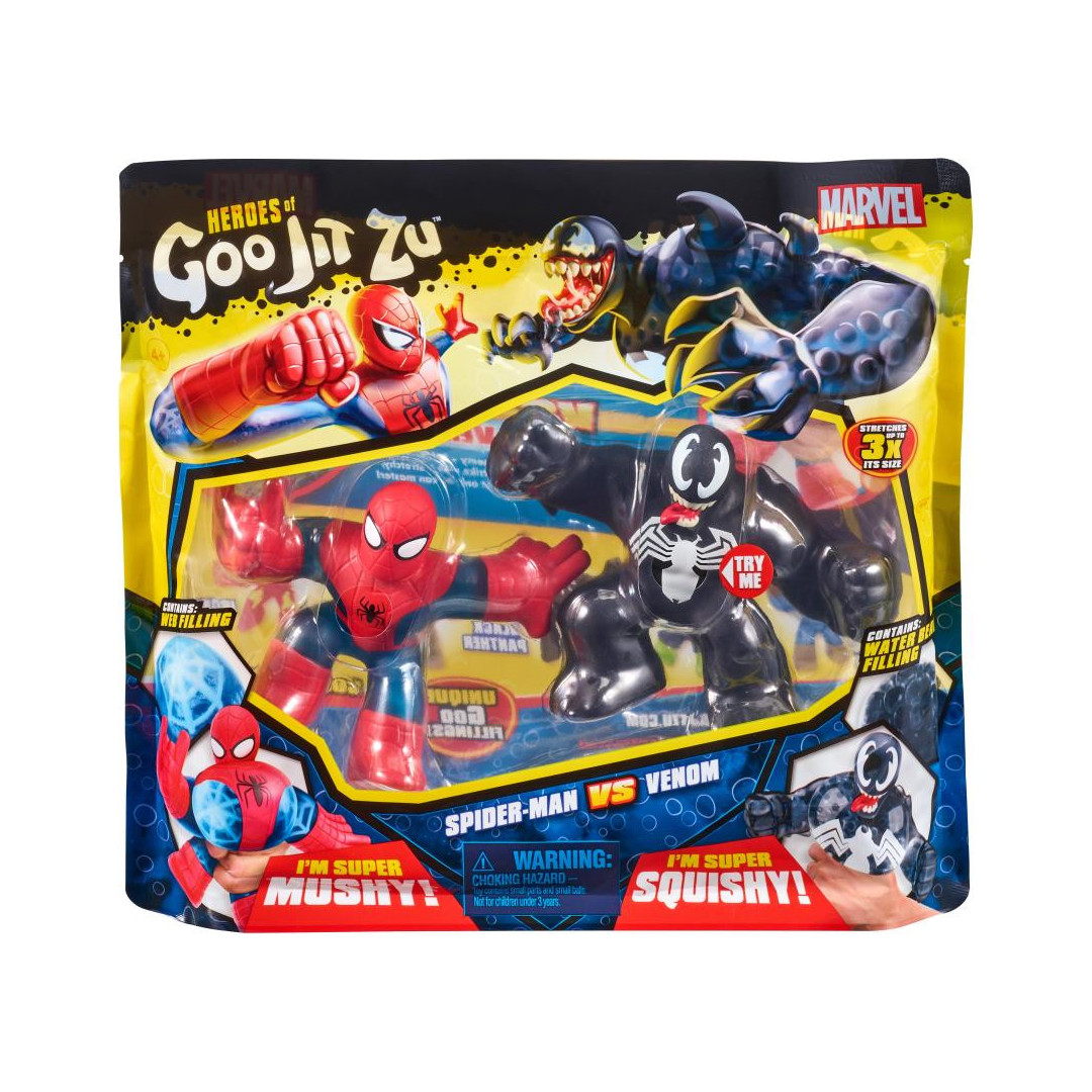 Heroes Of Goo Jit Zu Licensed S2 Vs Pack - Spidey Vs Venom