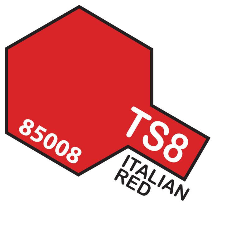 Tamiya TS-8 Spray Italian Red - Afterpay Available!