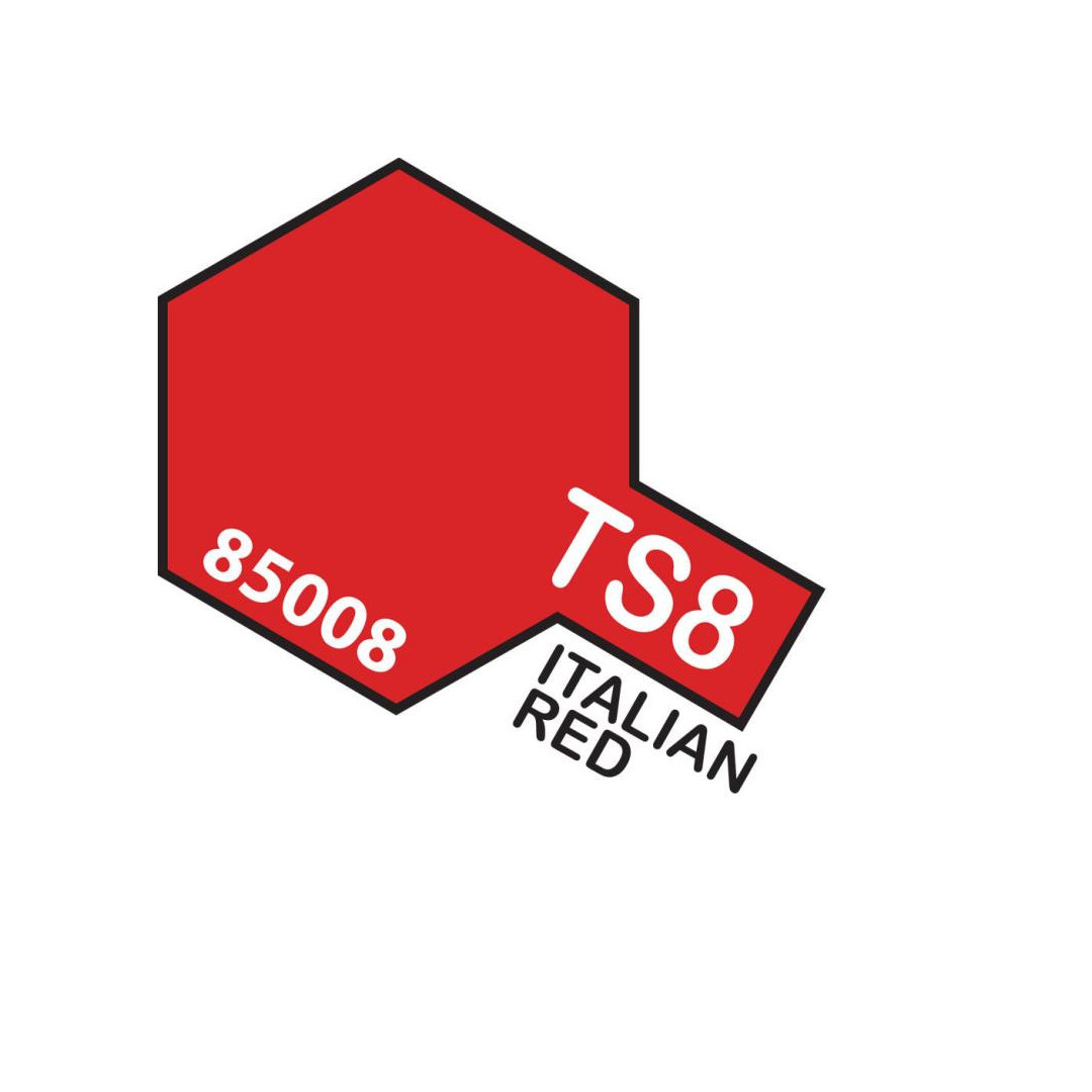 Tamiya TS-8 Spray Italian Red - Afterpay Available!
