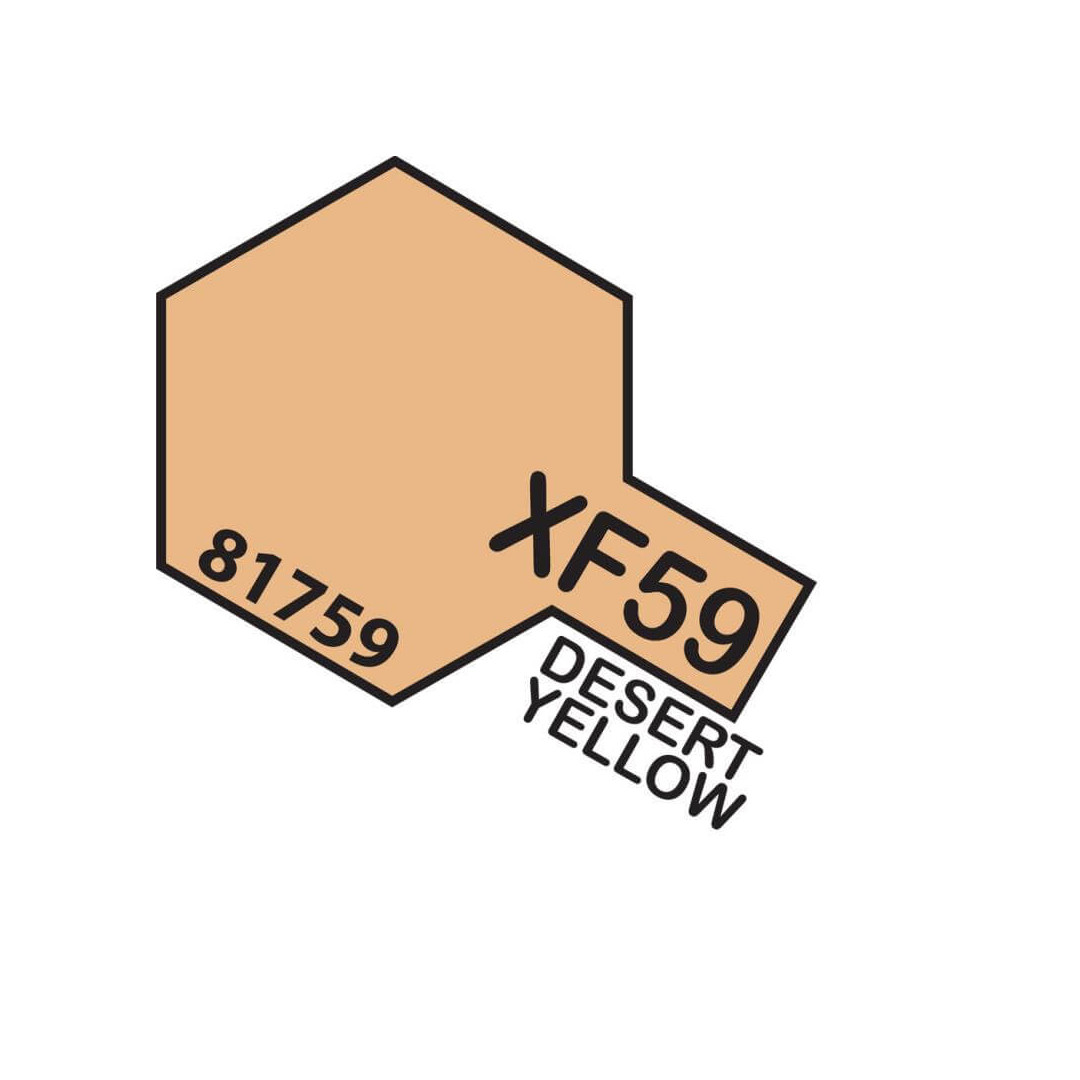 Tamiya Mini Acrylic XF-59 Des.Yellow - Afterpay Available!