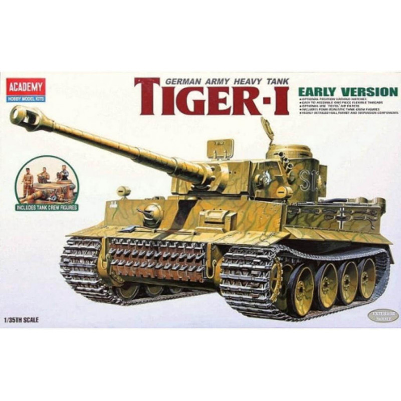 Academy 1/35 Tank Tiger 1 Exterior Model 1386 - Afterpay