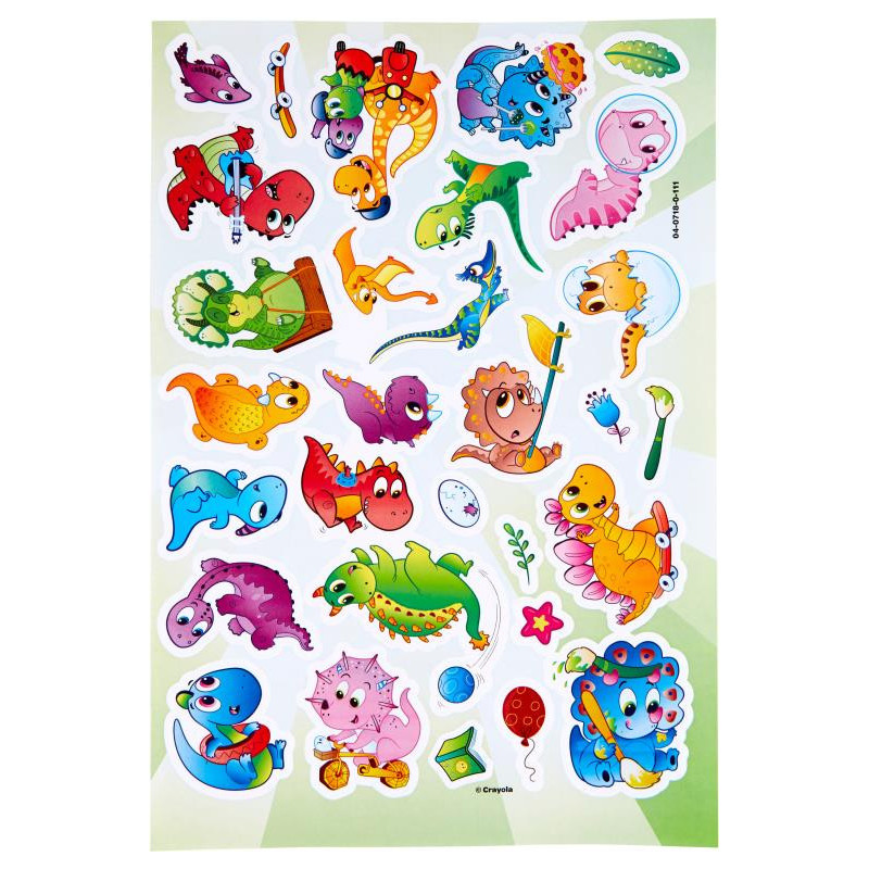 Crayola Prehistoric Pals Coloring Book 96 Pages - Afterpay
