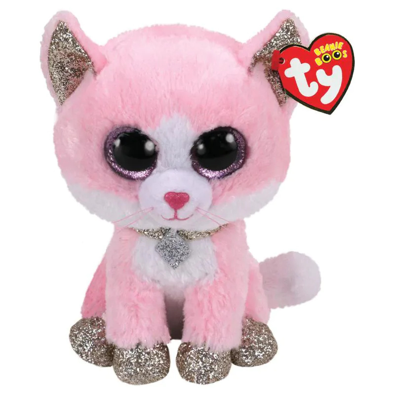 Beanie Boos Medium Fiona Cat Pink - Afterpay Available!