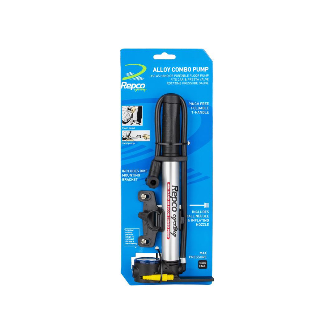 Repco Alloy Combo Pump With Gauge - Afterpay Available!