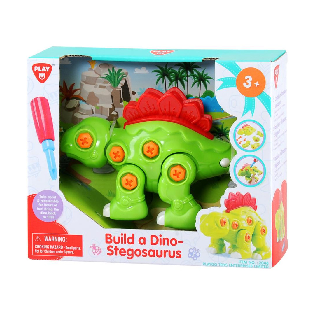 PLAY - Build A Dino - Stegosaurus | Mr Toys Toyworld