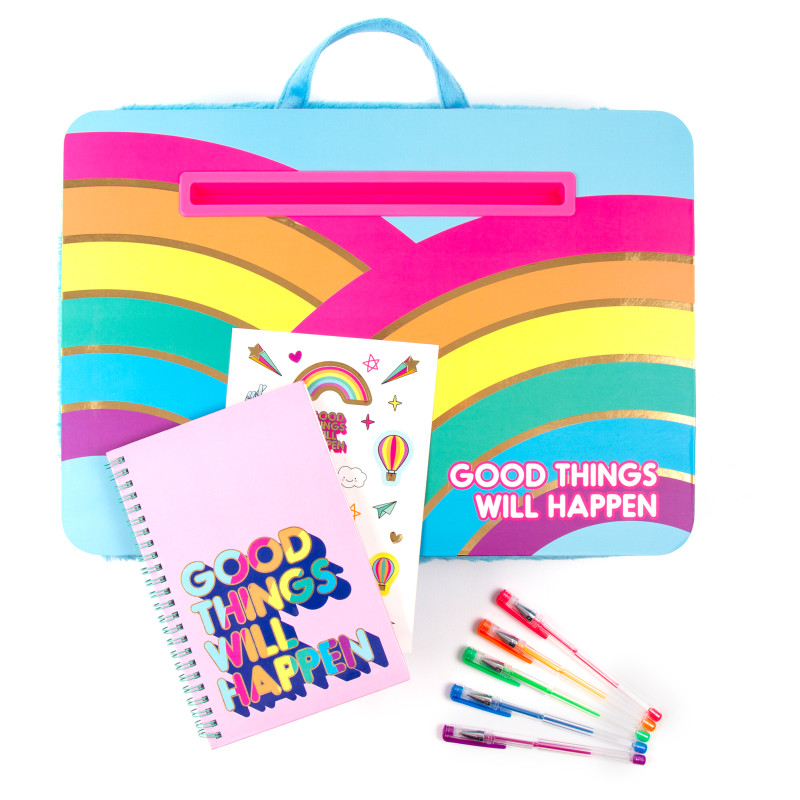 Rainbow Bright Lap Desk & Stationery - Afterpay Available!