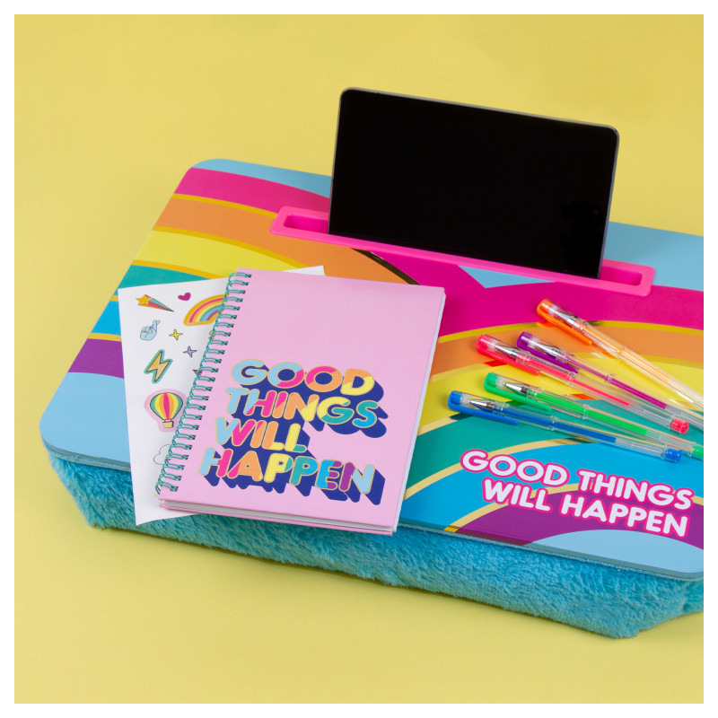 Rainbow Bright Lap Desk & Stationery - Afterpay Available!