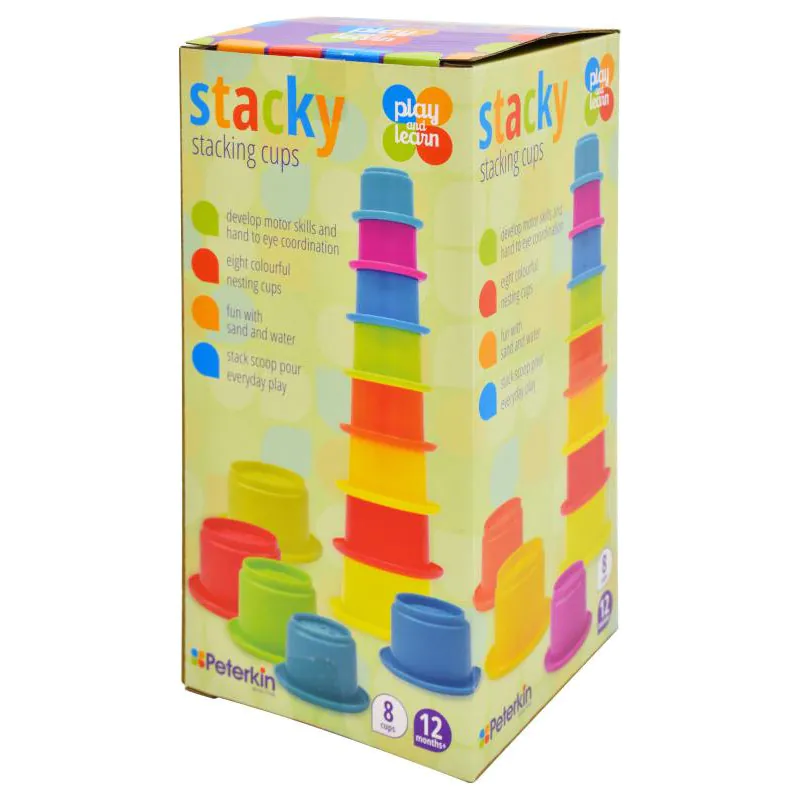 Peterkin Stacky Stacking Cups - Afterpay Available!