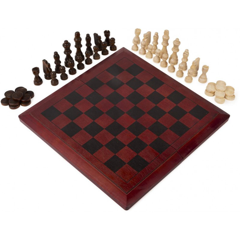 Deluxe Backgammon Chess & Checker - Afterpay Available!