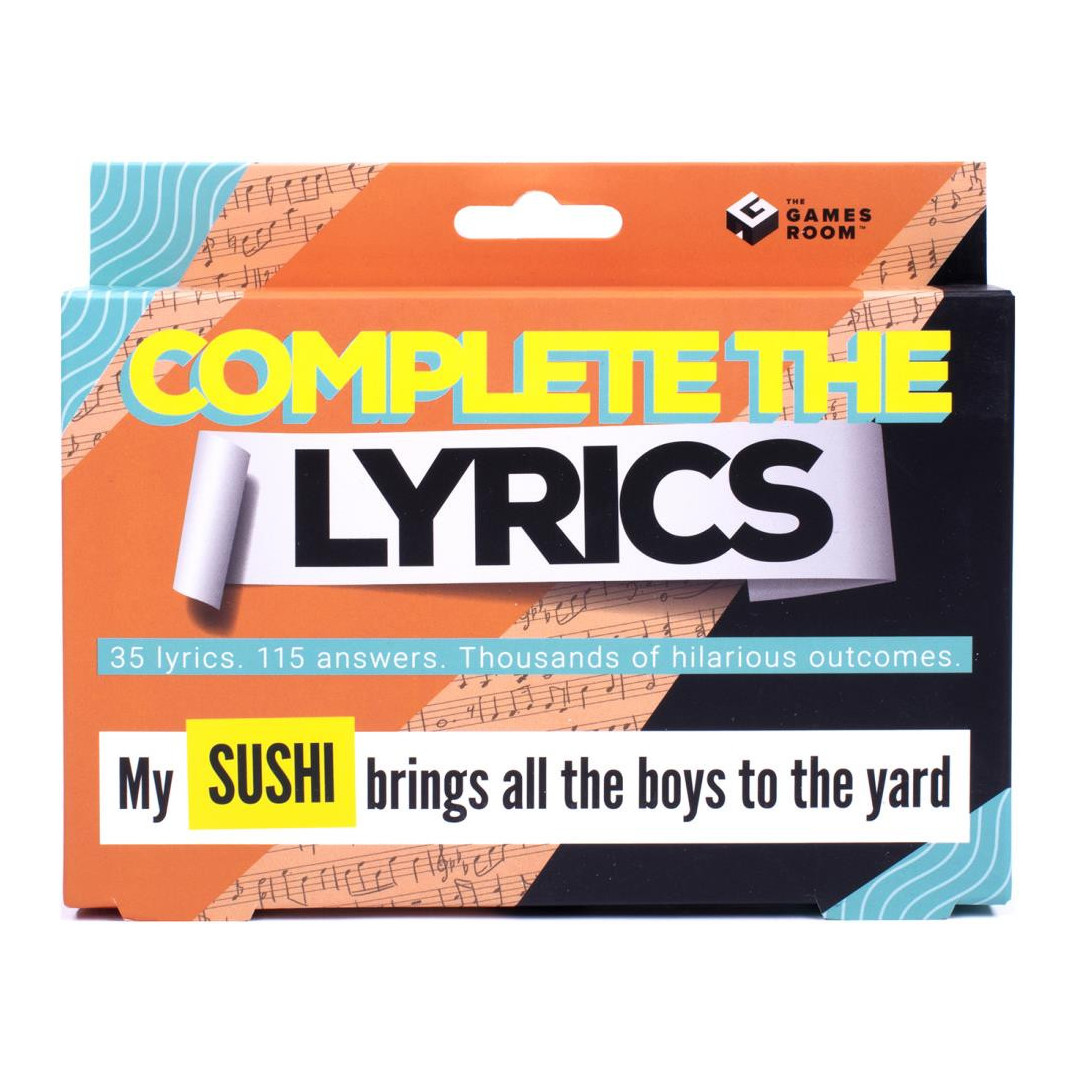Complete The Lyrics Game - Afterpay Available!