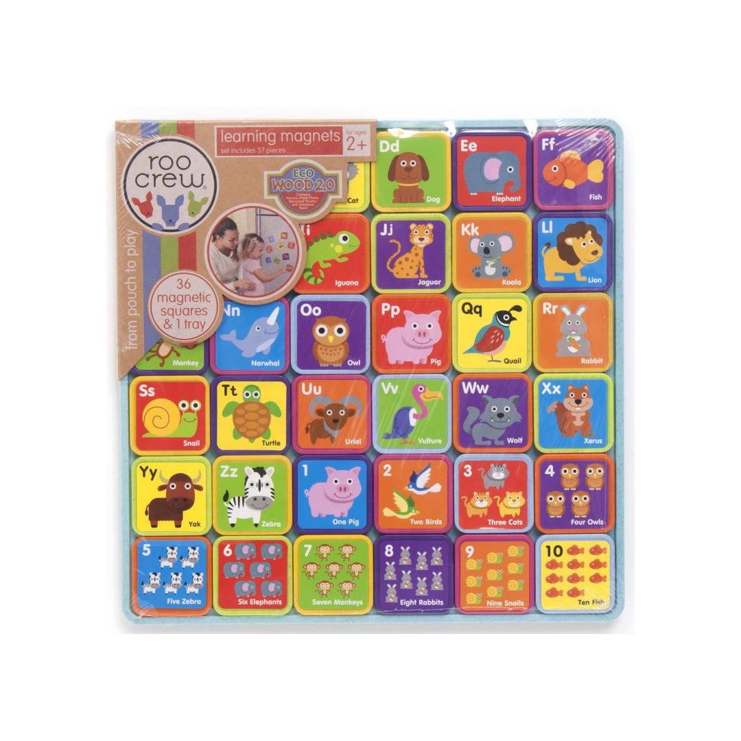 Roo Crew Eco Wood 2.0 37Pc Learning Magnets - Afterpay