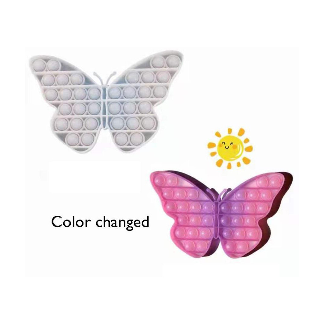 Pop It Fidget Toy Colour Change Butterfly - Afterpay