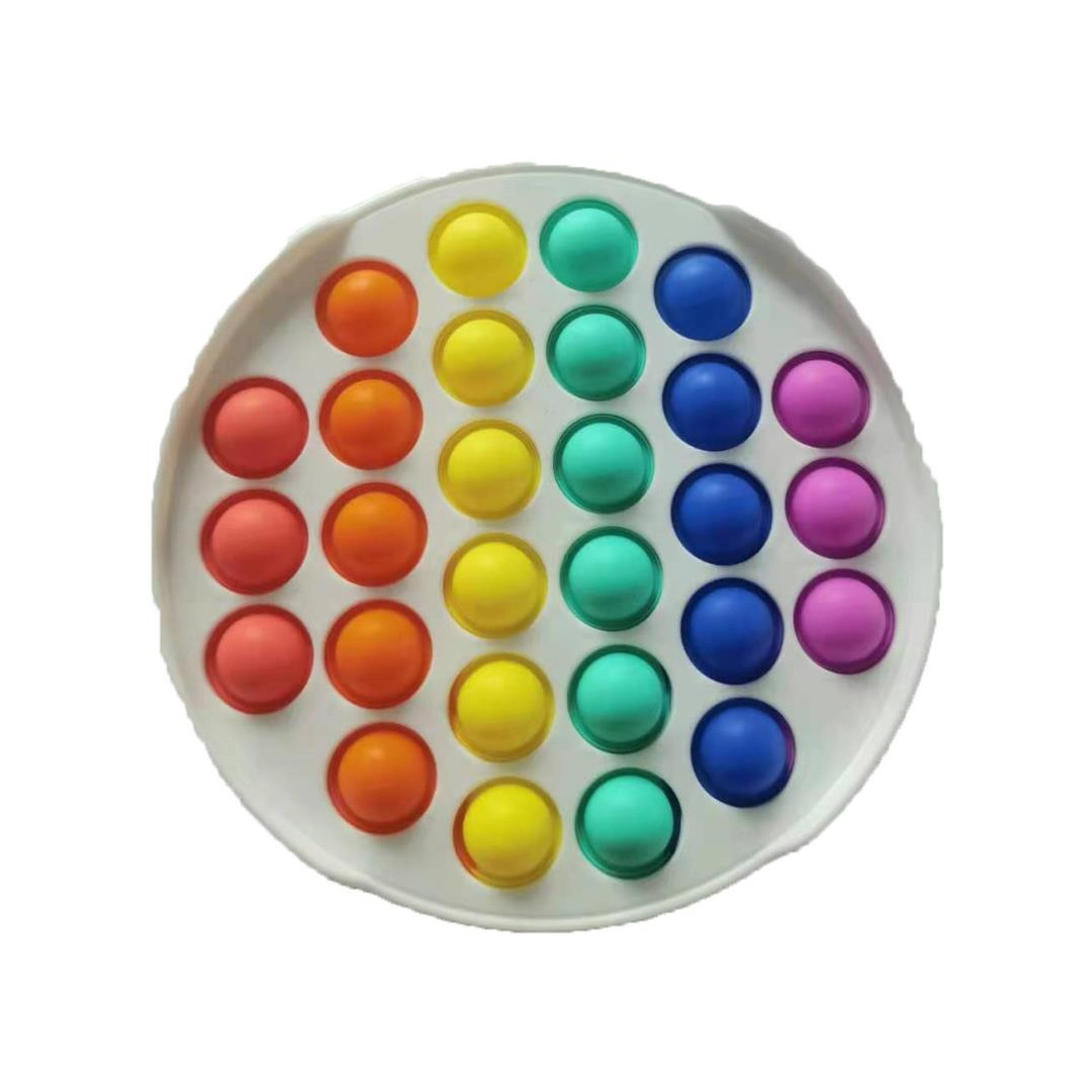 Popit Deluxe ABS Rainbow Circle | Mr Toys Toyworld