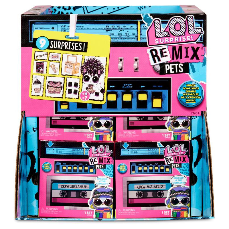 L.O.L. Surprise! Pets- Remix Series Assorted - Afterpay