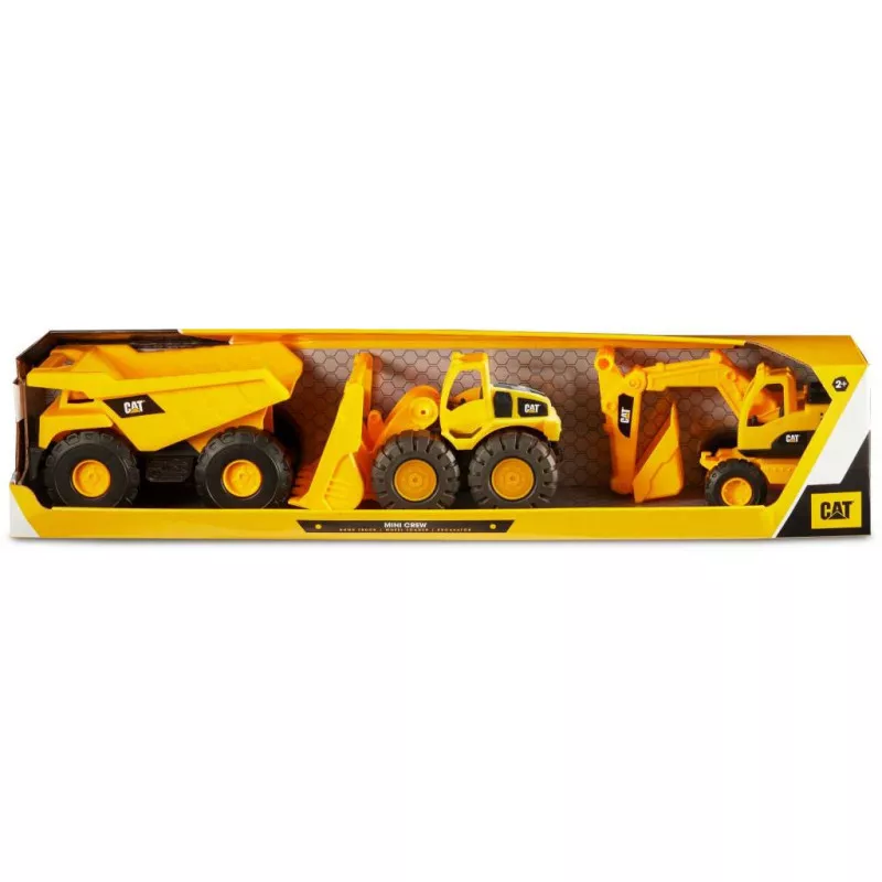 CAT Mini Crew Assorted 7" - 3 Pack - Afterpay Available!