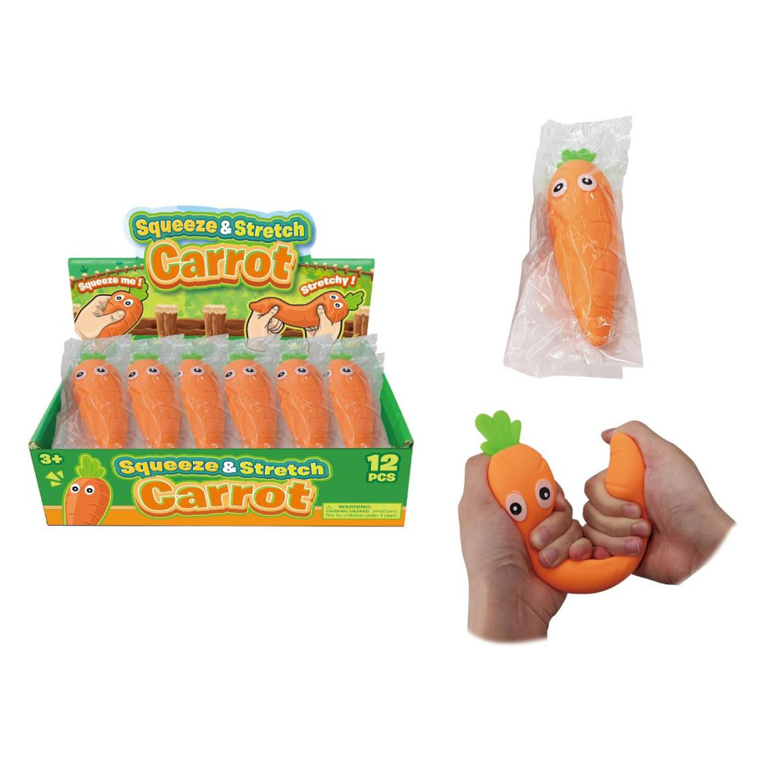 Squeeze & Stretch Carrot - 15cm - Afterpay Available!