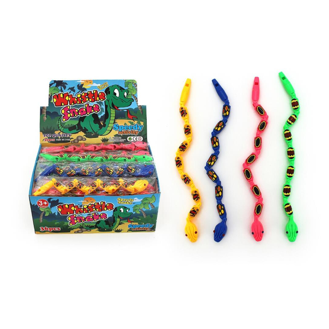 Bendy Snake Whistle - 31cm Assorted - Afterpay Available!