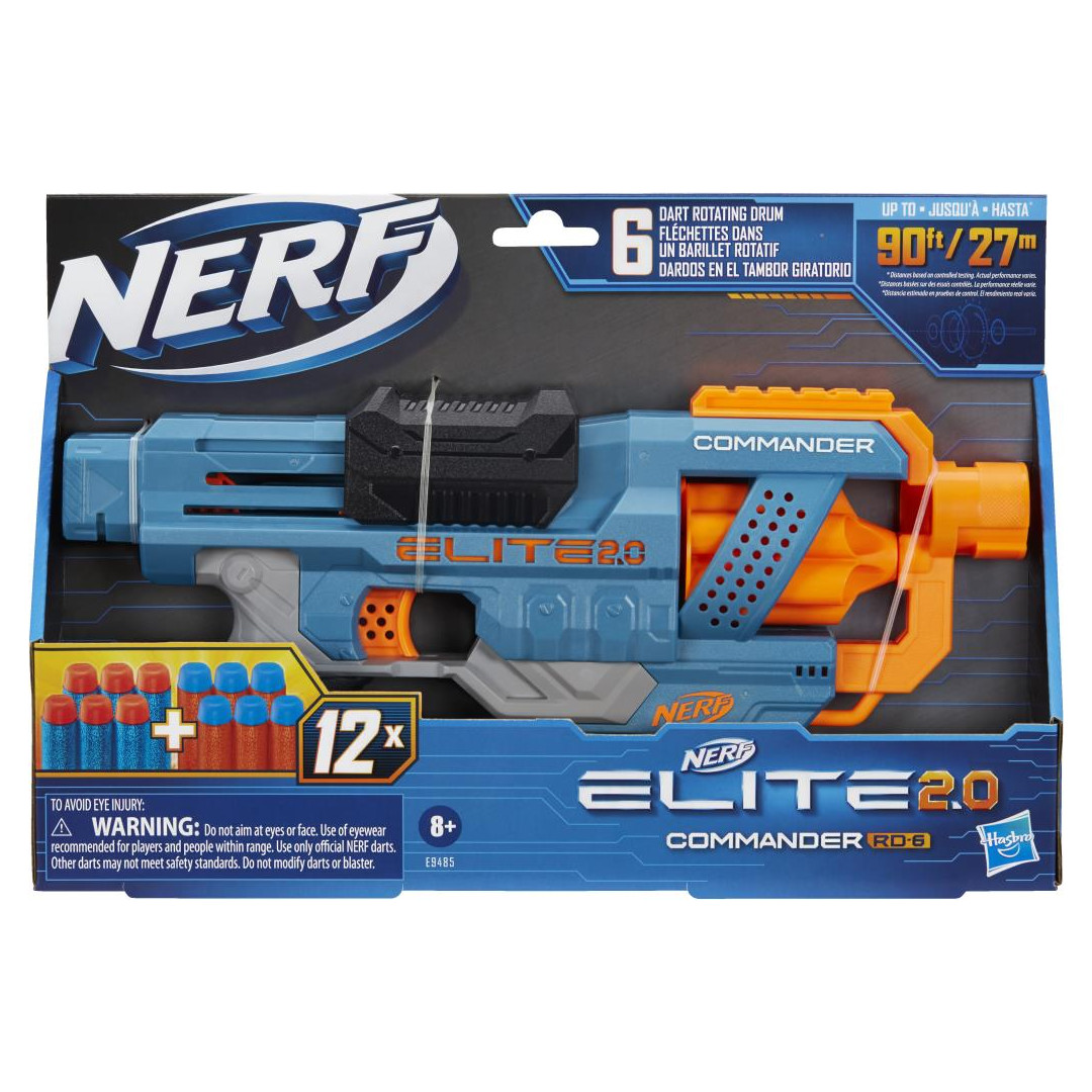 Nerf Elite 2.0 Commander RD-6 - Afterpay Available!