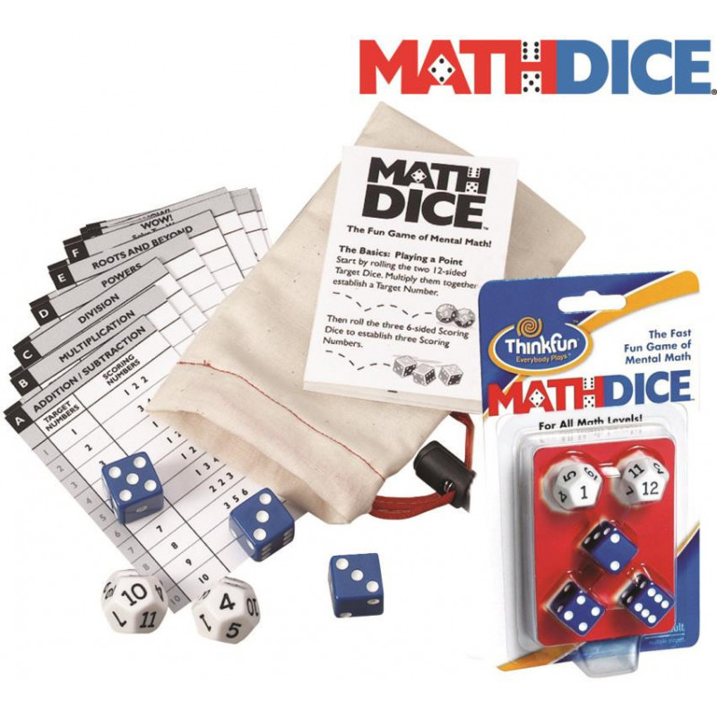 Think Fun Math Dice | Mr Toys Toyworld
