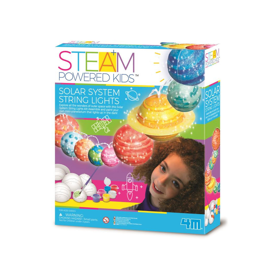 4M - Steam Powered - Solar System Toys String Lights