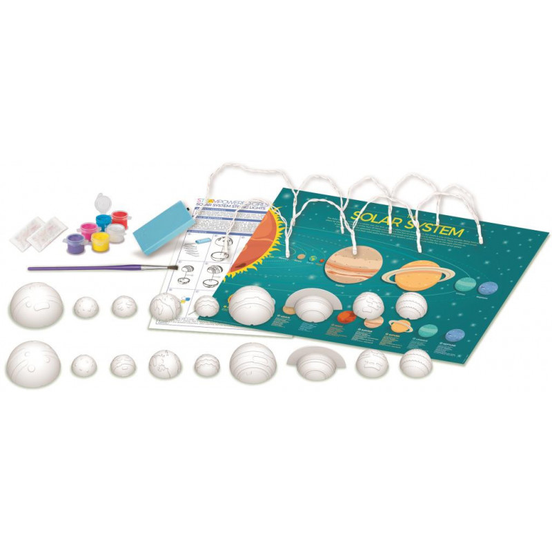 4M - Steam Powered - Solar System Toys String Lights