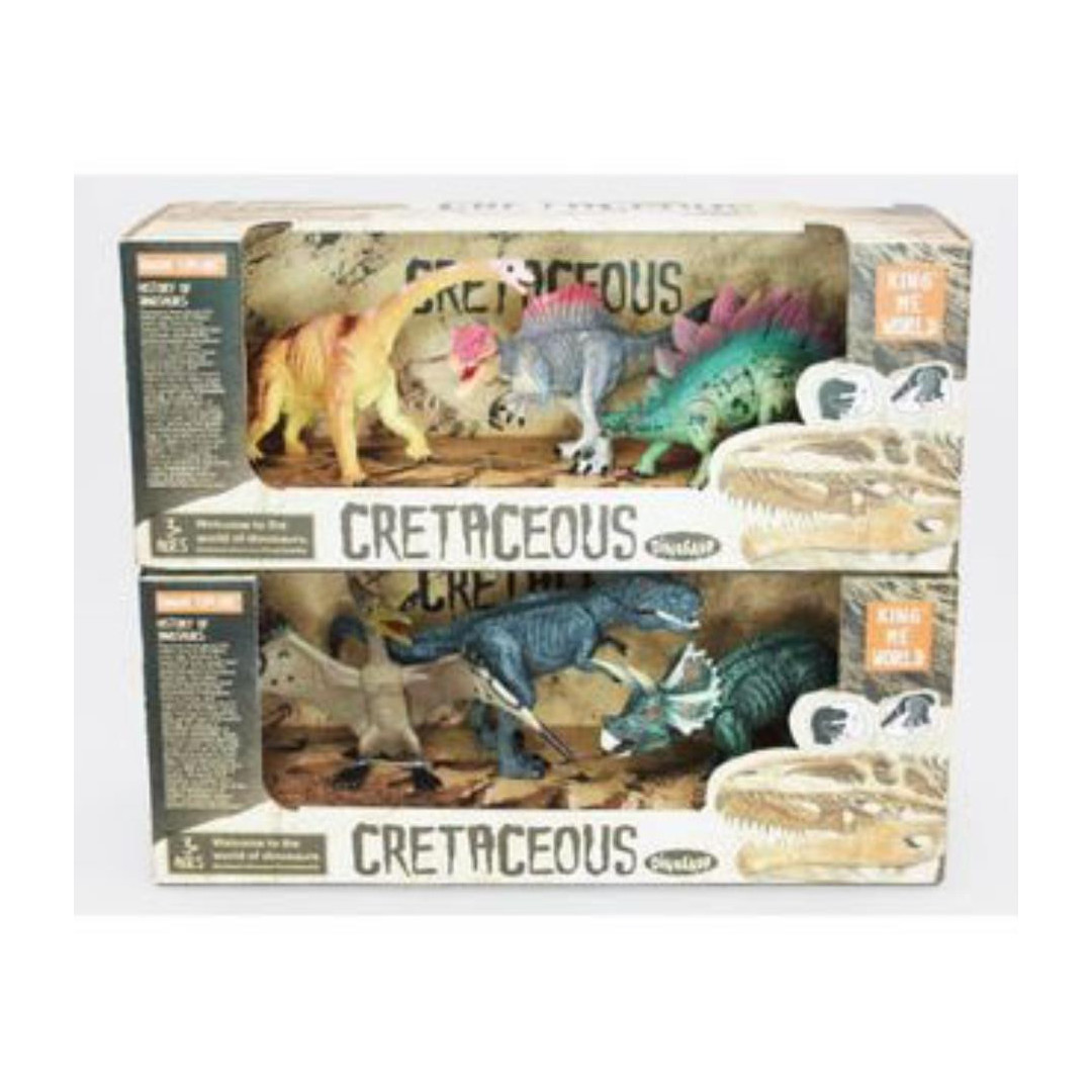 3 Piece Cretaceous Dinosaurs Assorted | Mr Toys Toyworld
