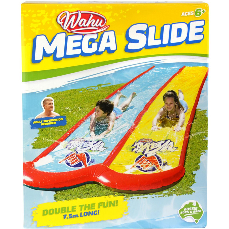 Wahu Mega Slide Double 7.5m - Afterpay Available!