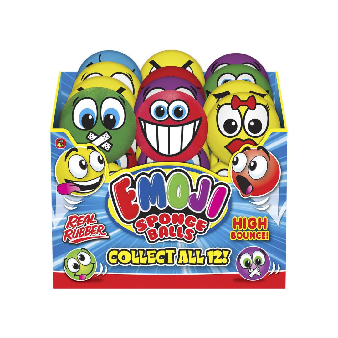 Emoji Sponge Ball- Assorted - Afterpay Available!
