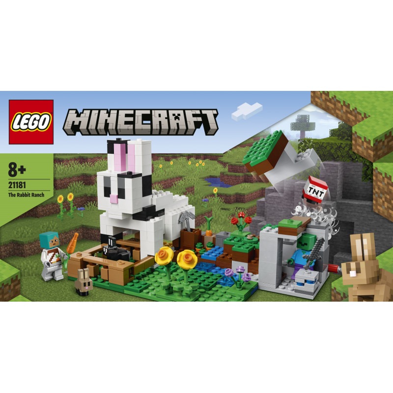 LEGO Minecraft The Rabbit Ranch 21181 | Mr Toys Toyworld