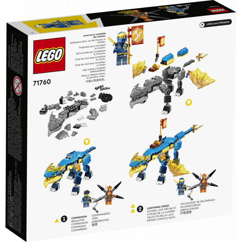 LEGO Ninjago Jay’s Thunder Dragon EVO 71760 | Mr Toys Toyworld