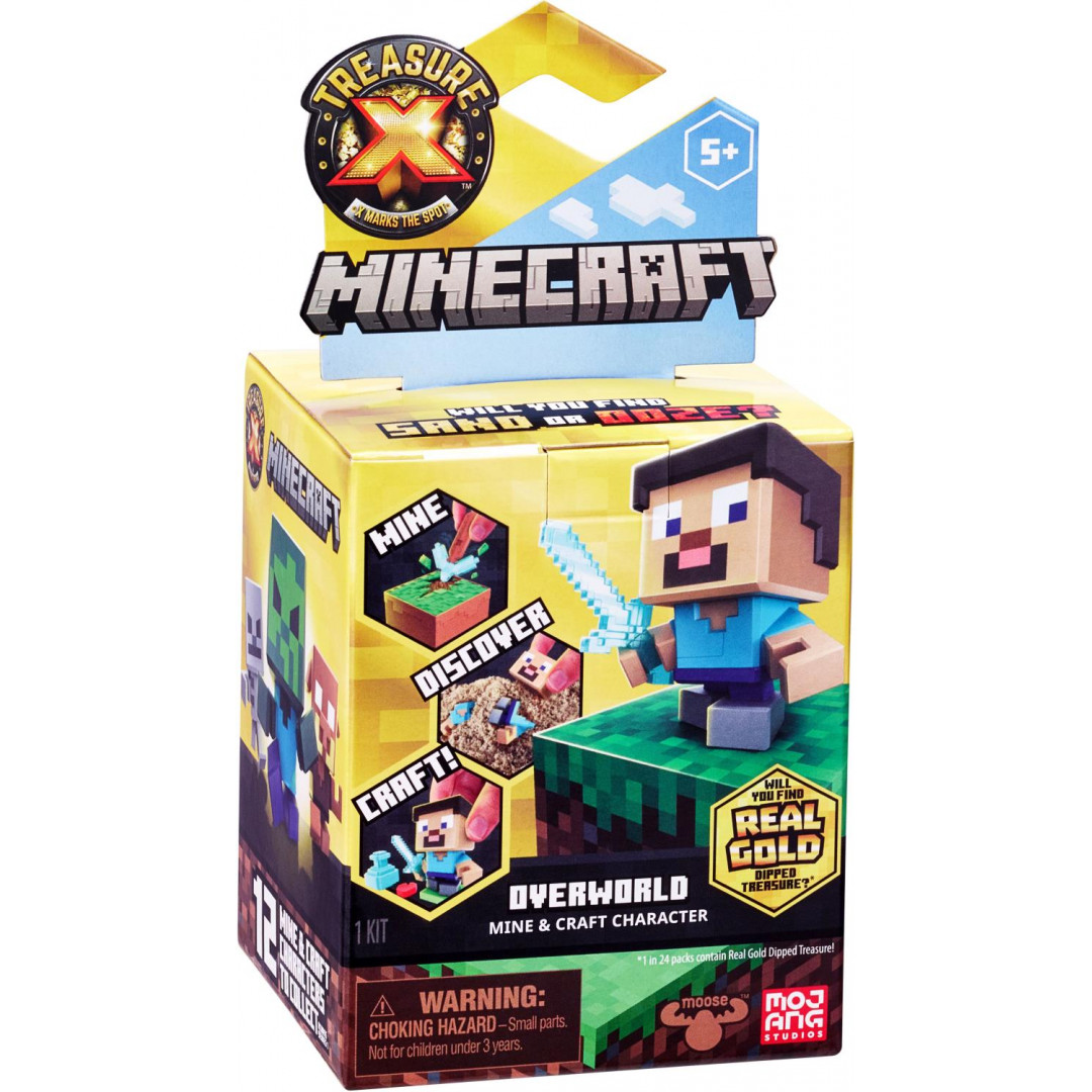 Treasure X Licensed Minecraft S1 Single Pk Assorted - Shop