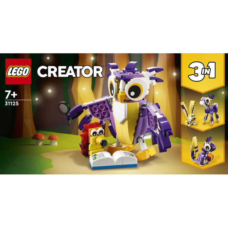 LEGO Creator Fantasy Forest Creatures 31125 - Afterpay